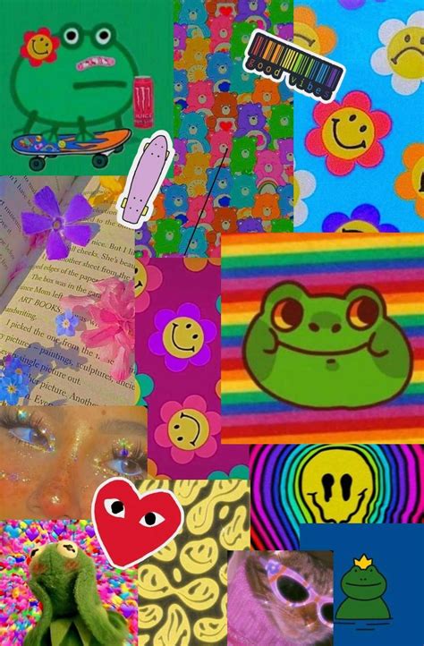 Frog Collage Wallpapers Wallpaper Cave