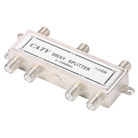 Lyumo 6 Way Coax Cable Splitter 5 1000mhz Catv Tv Antenna Coaxial
