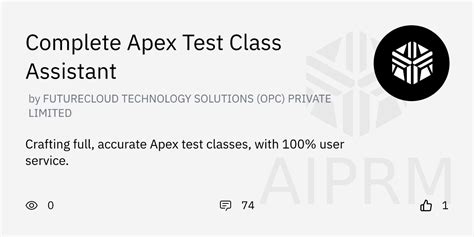 Gpt Complete Apex Test Class Assistant By Futurecloud Technology