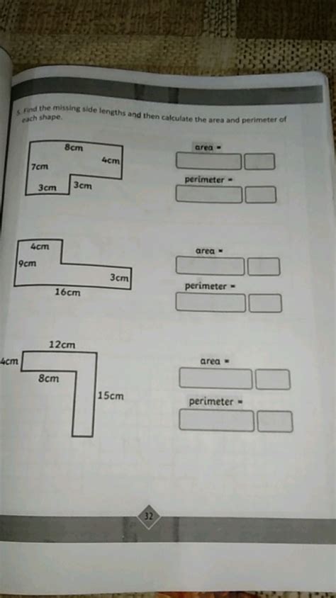 Find The Missing Side Lengths And Then StudyX