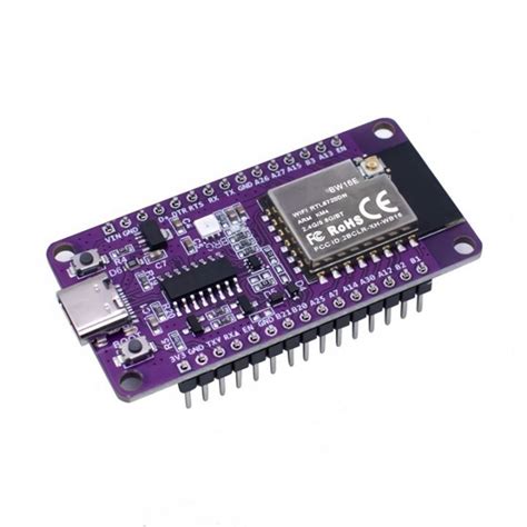 Rtl8720dn Dual Band Wifi Bluetooth Module Nicemcu Bw16 Development Board Onboard Ipex Antenna
