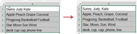 How To Quickly Add Comma Between Words In Excel