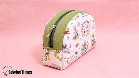 Diy Zipper Round Pouch Bag Free Sewing Tutorial Sewing 4 Free