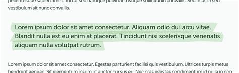 any way to acheive this highlighted text look in css i d need js to