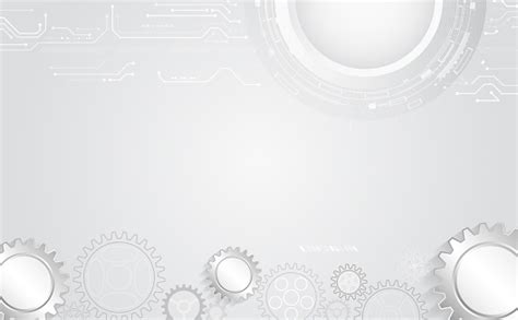과학 개념 회로 기판 및 기어 메커니즘 프레젠테이션 또는 배너를 위한 추상 하이테크 커뮤니케이션 다양한 기술 요소가 있는 공상