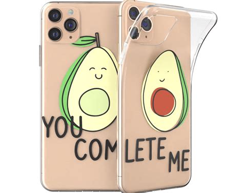 You Complete Me Iphone Xs Max Case Avocado For Couples Xr Case Etsy