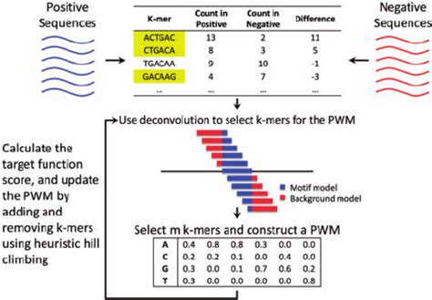 overview of decod we extract counts of all k mers in the positive and