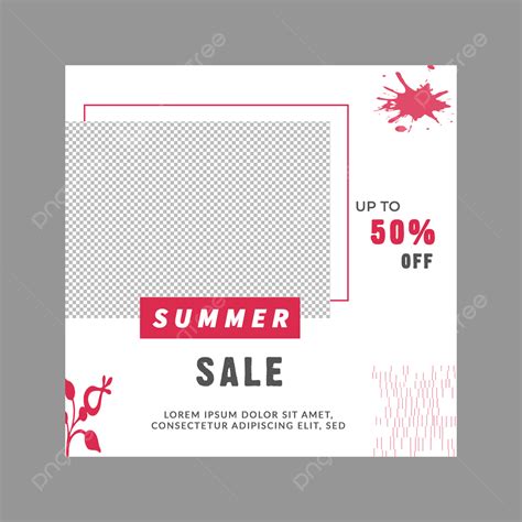 게시물 템플릿 여름 세일 인스 타 그램 템플릿 Psd 다운로드 디자인 자료 다운로드