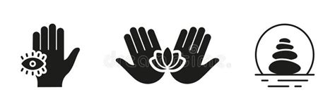 Silhouette Massage Table Stock Illustration Illustration Of
