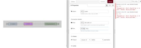 need some basic example how tcp client is setup general node red forum