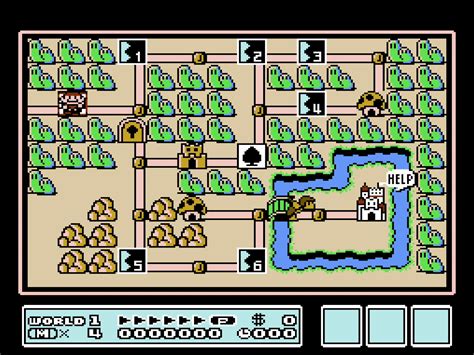 File Nm Smb3 World 1 Map Grass Land Png Super Mario Wiki The Mario Encyclopedia