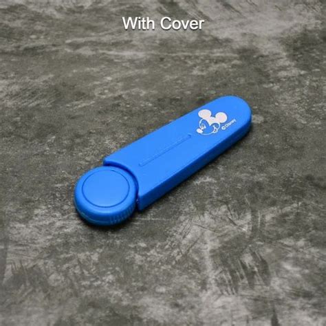 1508 Mickey Mouse Scissors With Cover For Home Use Multi Color 1 Pcs