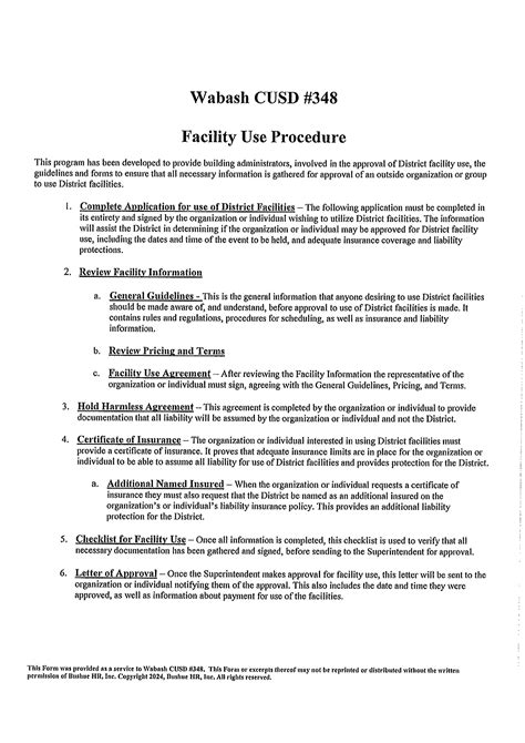 School Board Approves Facility Usage Agreement For District Buildings