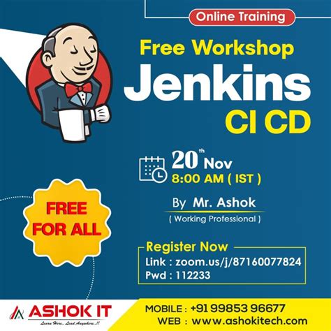 Ashok It On Linkedin Jenkins Cicd Jenkinsworkshop Workshop Jenkinsclass Devops…