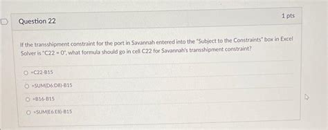 Solved Here Is An Image Of The Excel Spreadsheet For This