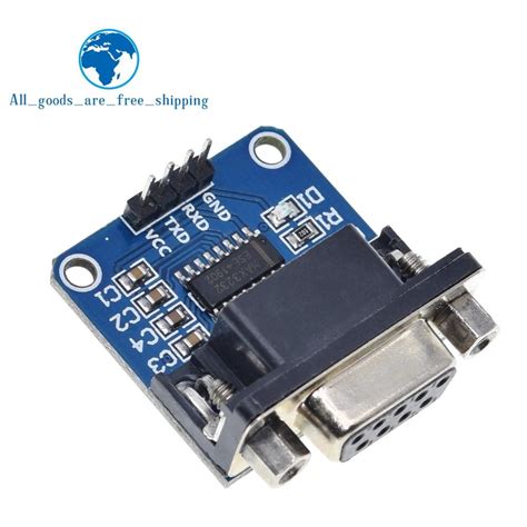 Max3232 Rs232 To Ttl Serial Port Converter Module Db9 Connector Max232