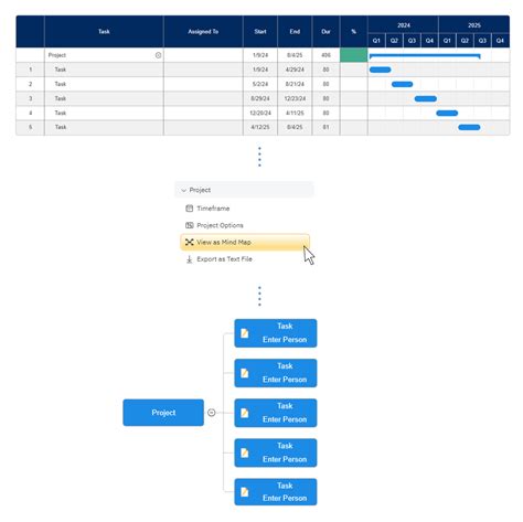 how to create a gantt chart with smartdraw project management