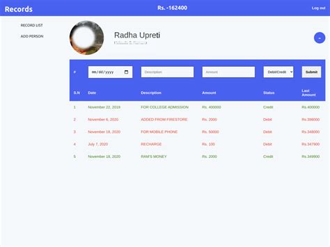 A Customized Web Application Build On Reactive Javascript And Backend