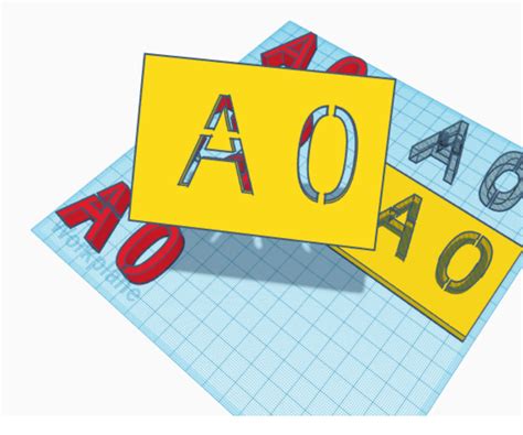 Stencil Lettering In Tinkercad Instructables