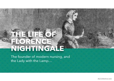 The Life Of Florence Nightingale Gen English Esl Powerpoints