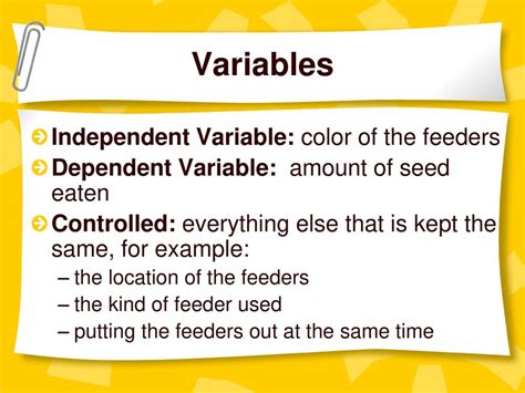 Variable Science