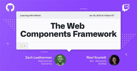 The Web Components Framework Showwcase