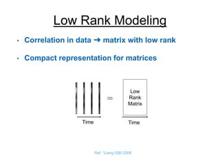 Beyond Low Rank Sparse Multi Scale Low Rank Matrix Decomposition PPT