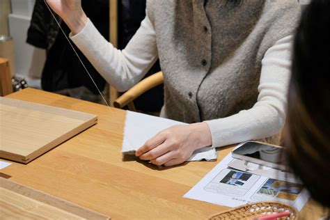 【open Muji】 「리투아니아 린넨 파우치 만들기」 손바느질 워크숍 이벤트 Muji