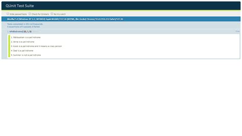 Client Side Unit Testing Using Qunit Unit Testing Explored