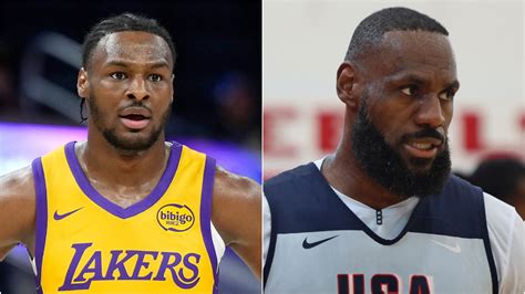 Lebron James Claims Bronny James Criticism Has No Impact Doesnt Give