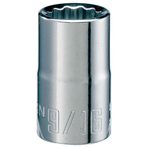 1 2 In Drive 9 16 In 12 Point Sae Shallow Socket Craftsman