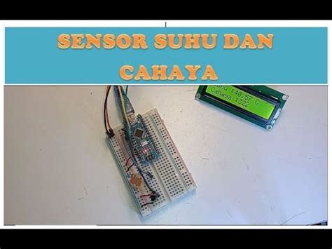 Sensor Suhu Dan Cahaya Arduino Arduino Sensor Tutorial
