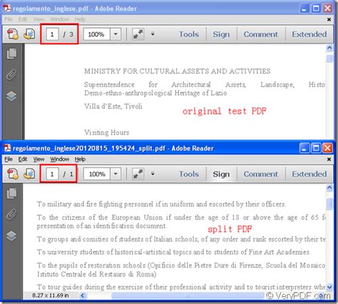 how to split a pdf into multiple files online for free verypdf