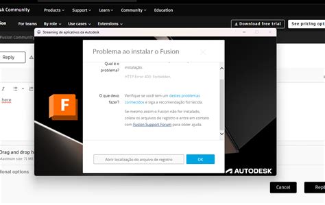 403 Error While Installing Fusion 360 Autodesk Community