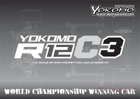 Yokomo R C Instruction Manual YR R C RCScrapyard Radio Controlled Model Archive