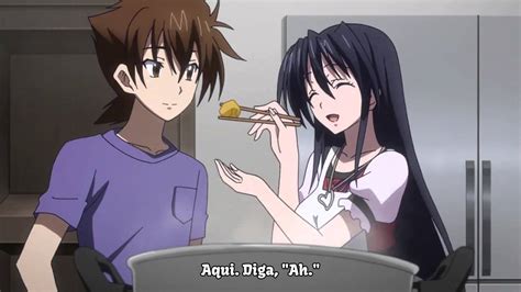 How To Steal A Kiss From Someone Highschool Dxd Youtube