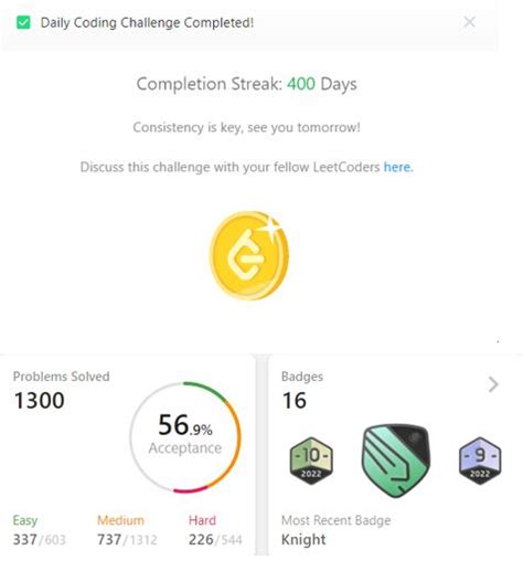 Rajdeep Nagar On Linkedin Consistency Coding Codingchallenge Leetcode 10 Comments