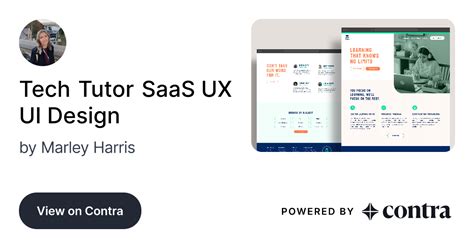 Tech Tutor SASS UX UI Design By Marley Harris