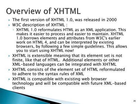 Ppt Introduction To Xhtml Powerpoint Presentation Free Download Id