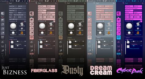Zbrush Ui Colors User Interface Colors