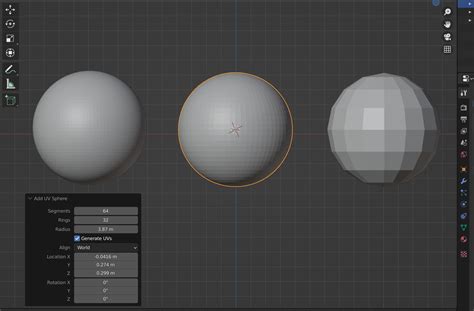 what is the difference between a uv sphere and an icosphere in blender