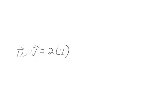 SOLVED For each pair of vectors u v listed determine whether the angle θbetween u and v is
