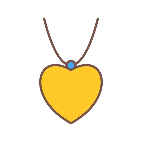 Locket Vector Icon 24429066 Vector Art At Vecteezy