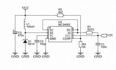 Mc34063 5v Buck Converter Smd Xtronic