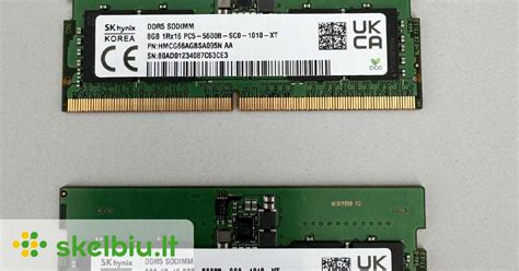 Sk Hynix Ddr5 Sodimm 5600 2x8 Gb Skelbiu Lt