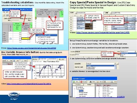 Troubleshooting Calculations Use Monthly Data Entry Insert The