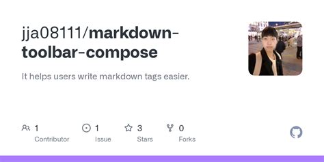 Github Jja08111markdown Toolbar Compose It Helps Users Write
