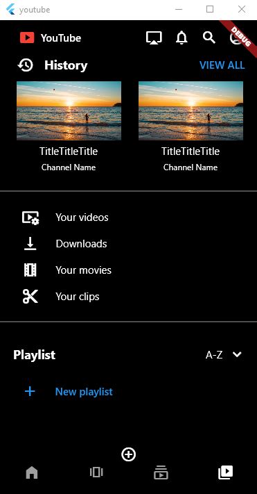 Github Bocyejyoutube Mobile Ui Mockup Youtube Mobile Ui Mockup