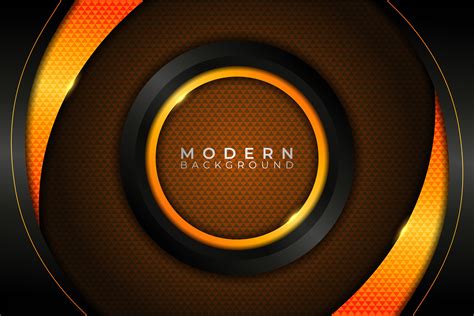 Modern Abstract Circle Orange Background Graphic By Rafanec · Creative Fabrica