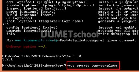 Cara Menginstal Cli Di Vuejs Dengan Command Prompt
